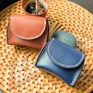 PDF Curve Coin Purse, Leather Coin Box Pattern, Leather Template for ...