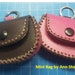 Mini Leather Bag Pattern | Mini Leather Pouch, Leather Bag Pattern ...