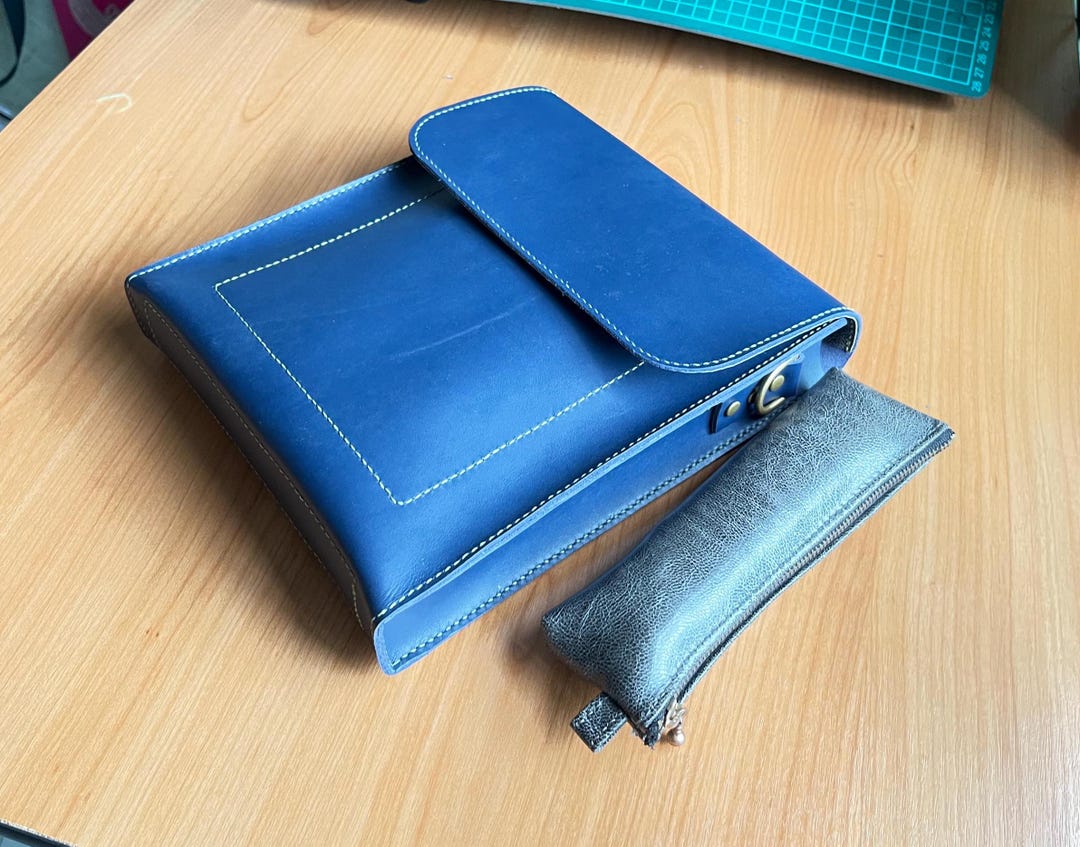 Leather Sling Bag Template With Gusset, Sewing Pattern for Leather ...