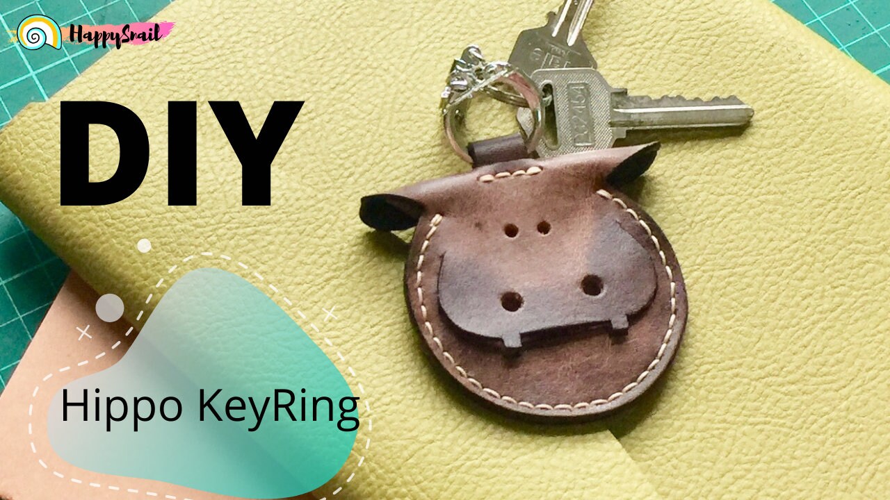 PATTERN for an Adorable Little Hippo Key Chain | Hippo Decorative - Etsy