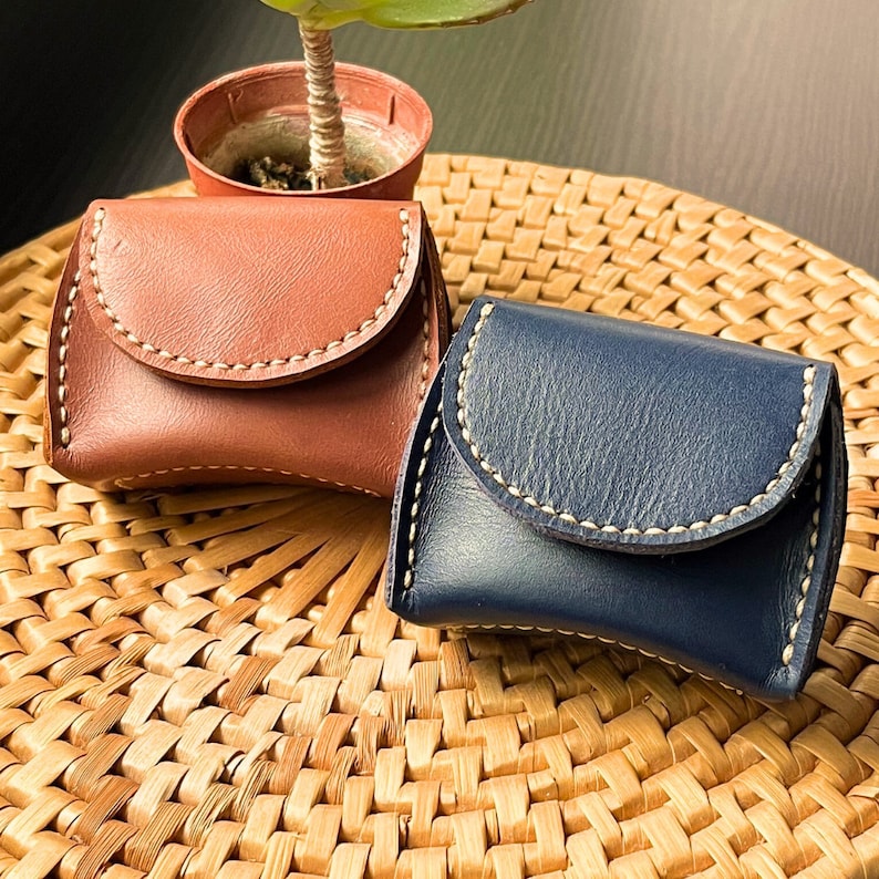 Leather Curve Coin Purse Pattern | Mini Bag Template | PDF Digital ...