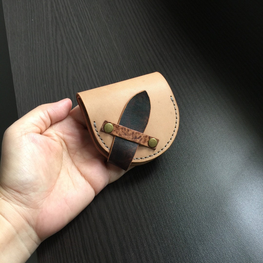 Coin Pouch Pattern, Leather Pattern for Coin Purse, DIY Leather Coin ...