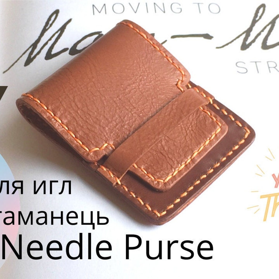 Leather Needle Case Pattern | Needle Holder Template | PDF Digital ...