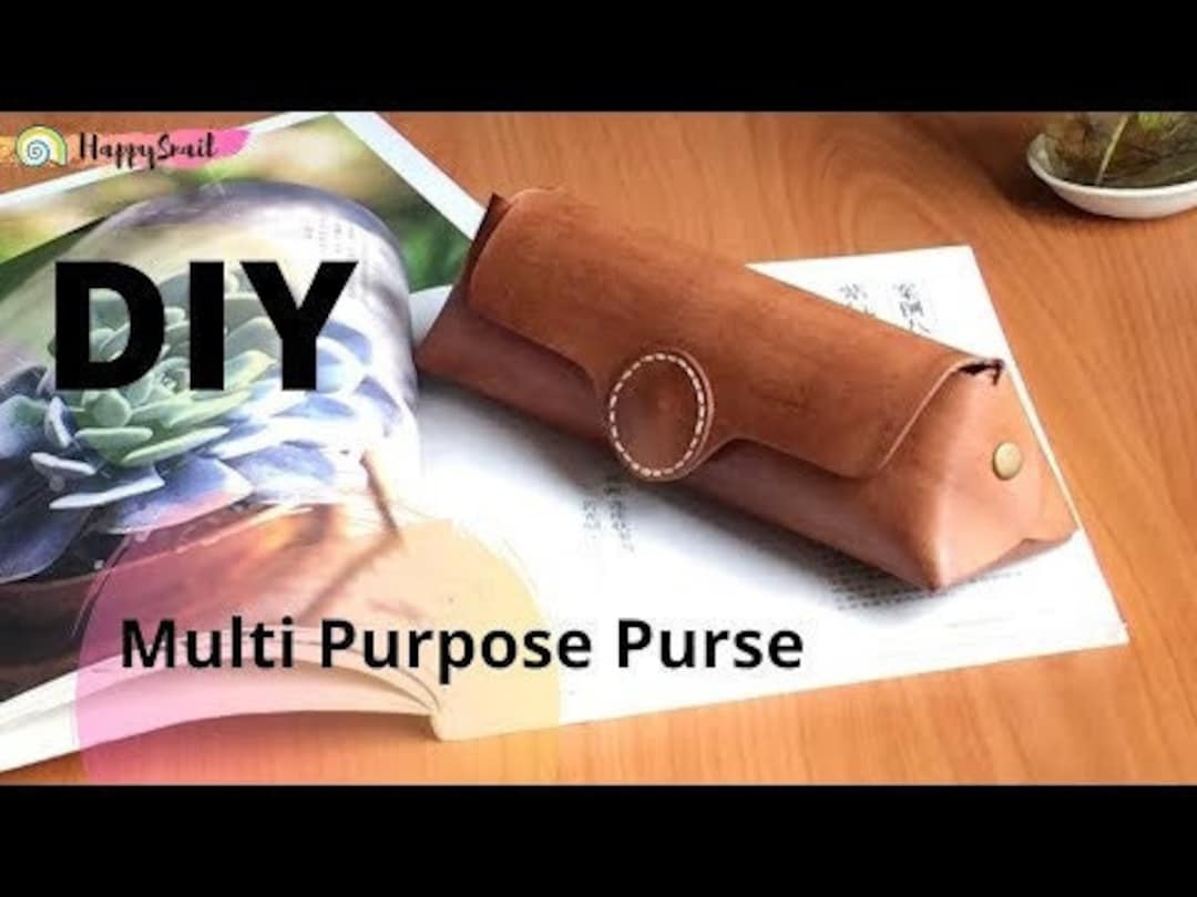 Leather Pencil Case PDF, Leather Pen Case Pattern, Pen Case Template ...