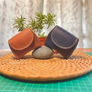 PDF Curve Coin Purse, Leather Coin Box Pattern, Leather Template for ...