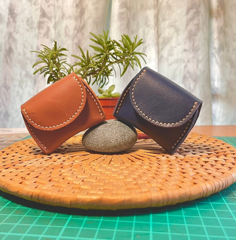 Leather Curve Coin Purse Pattern | Mini Bag Template | PDF Digital ...