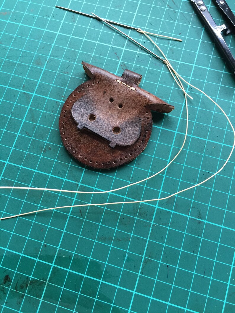 PATTERN for an Adorable Little Hippo Key Chain | Hippo Decorative - Etsy