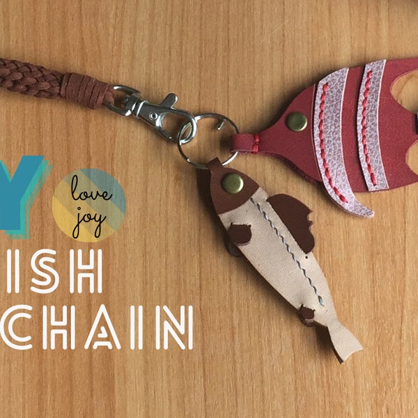 Fish Keychain - Etsy