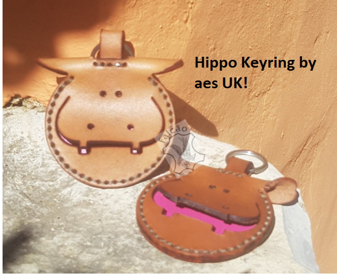 PATTERN for an Adorable Little Hippo Key Chain Hippo - Etsy