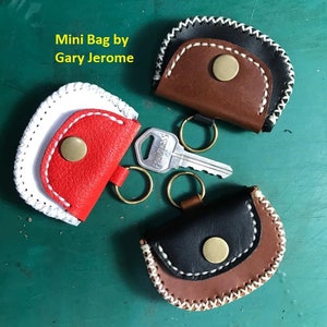 Mini Leather Bag Pattern | Mini Leather Pouch, Leather Bag Pattern ...