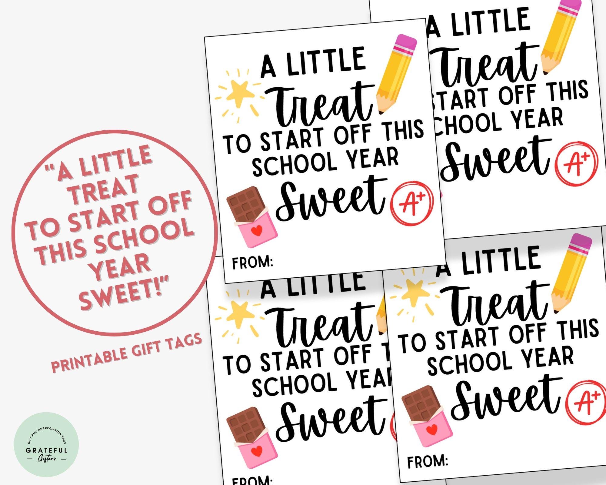 A Little Treat to Start off This School Year Sweet Gift Tags for ...