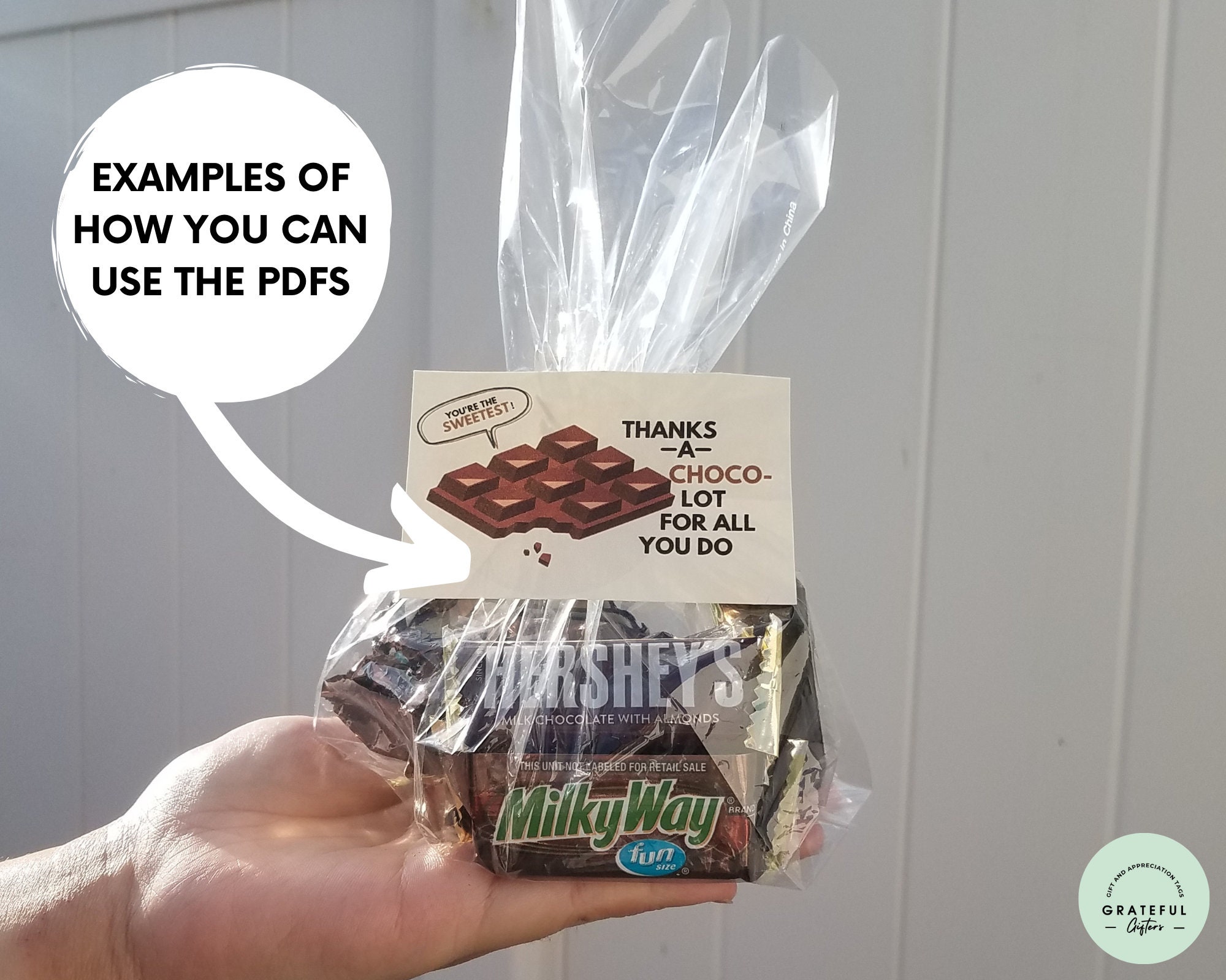 Thanks A Chocolot for All You Do Thank You Gift Tags - Etsy