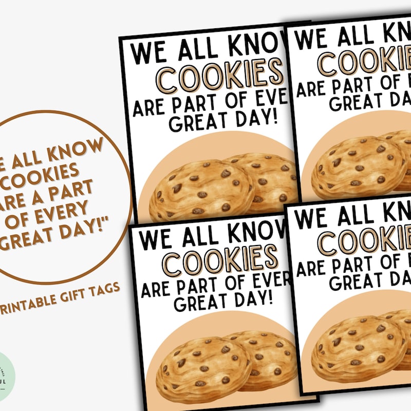 Cookie Gift Tags - 60+ Gift Ideas for 2024