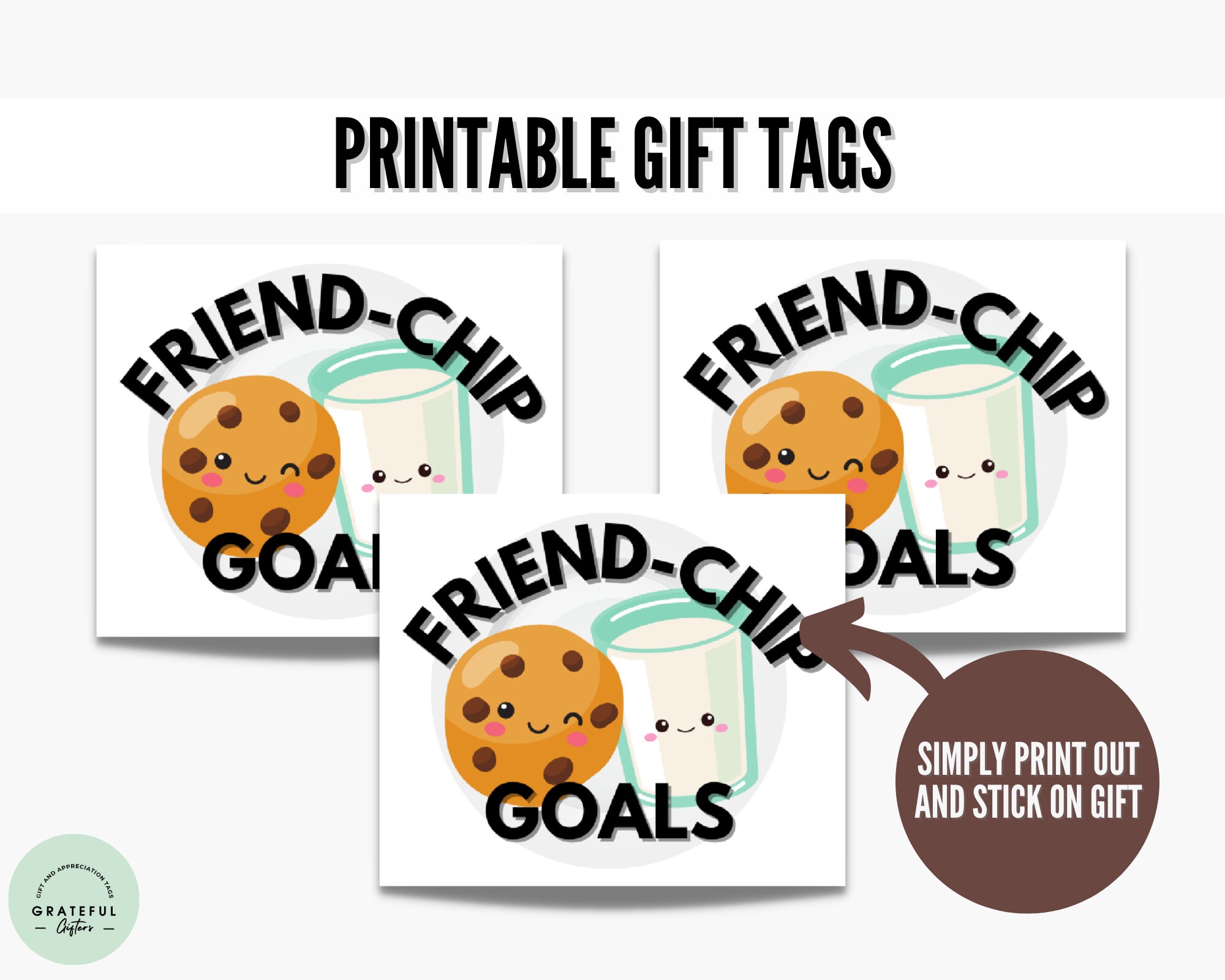 Friend-chip Goals Appreciation for Best Friends Work Friends Gift ...