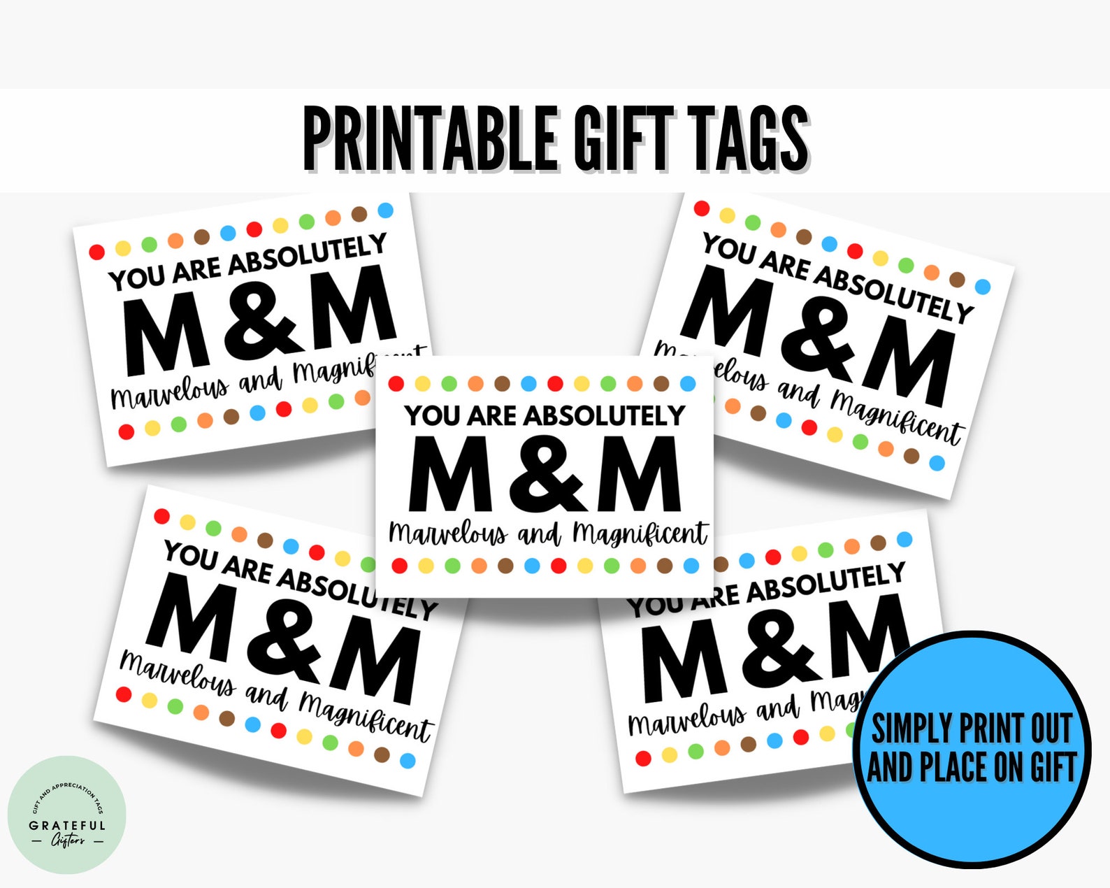 PRINTABLE You Are Absolutely Marvelous and Magnificent!, Candy Gift ...