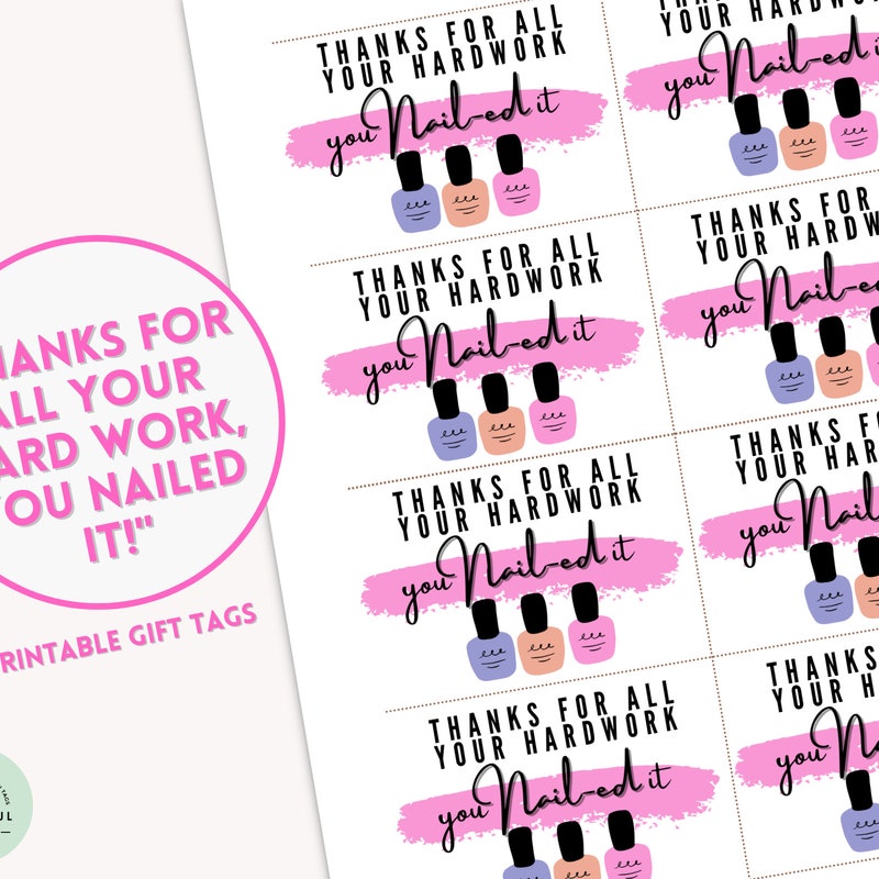 Nail Polish Tags - Etsy