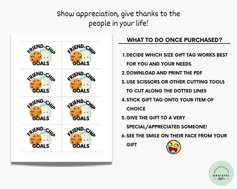 Friend-chip Goals Appreciation for Best Friends Work Friends Gift ...
