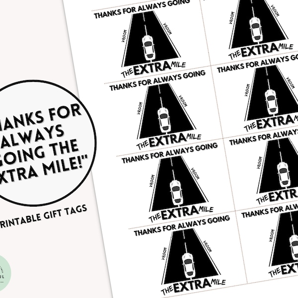 Go the Extra Mile - Etsy