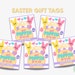 Just POPPIN' BY to Say Happy Easter Popcorn Tags Popcorn Gift Tags ...