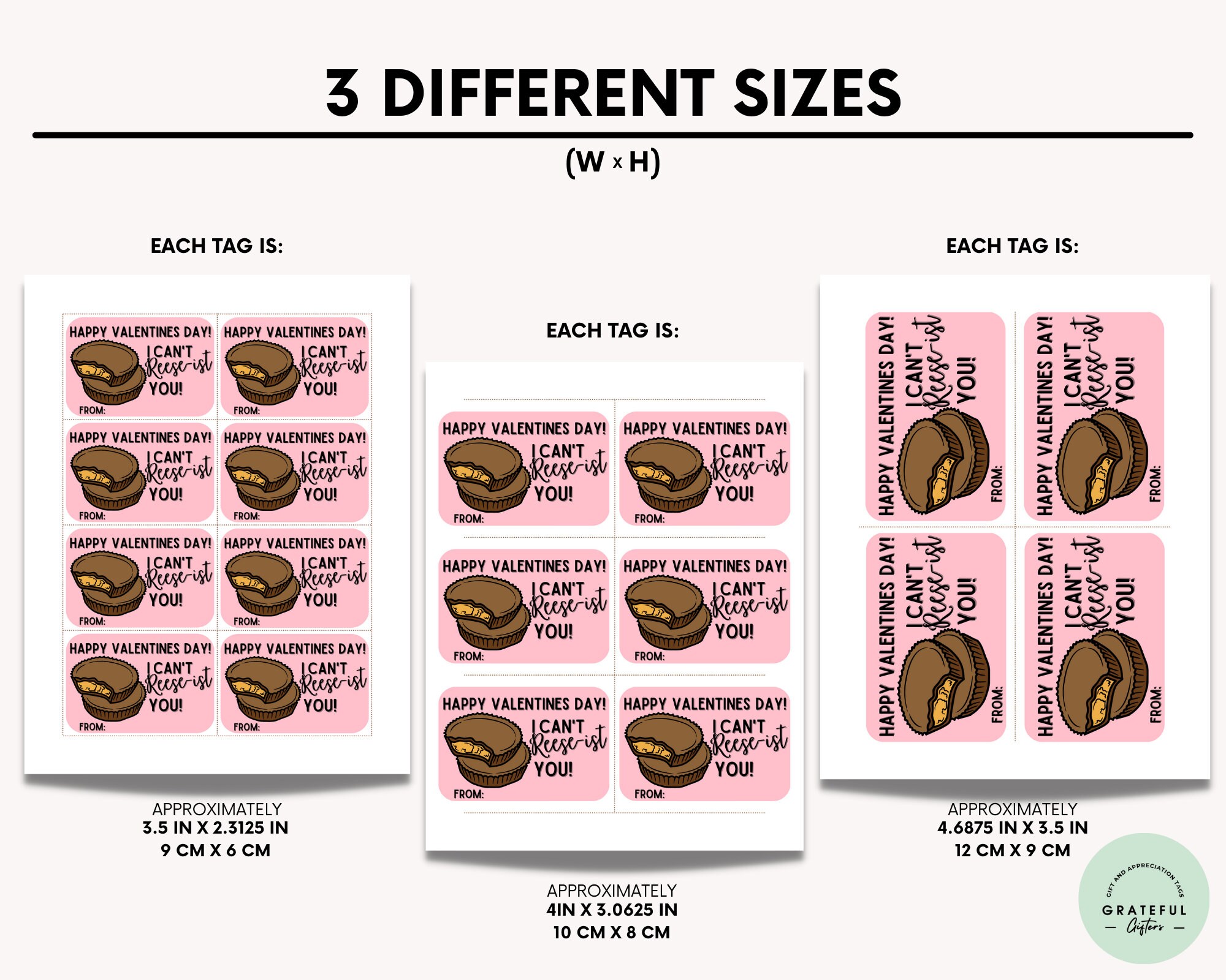 I Can't Reese-ist You Valentine's Day Gift for Her Candy Valentines Day ...