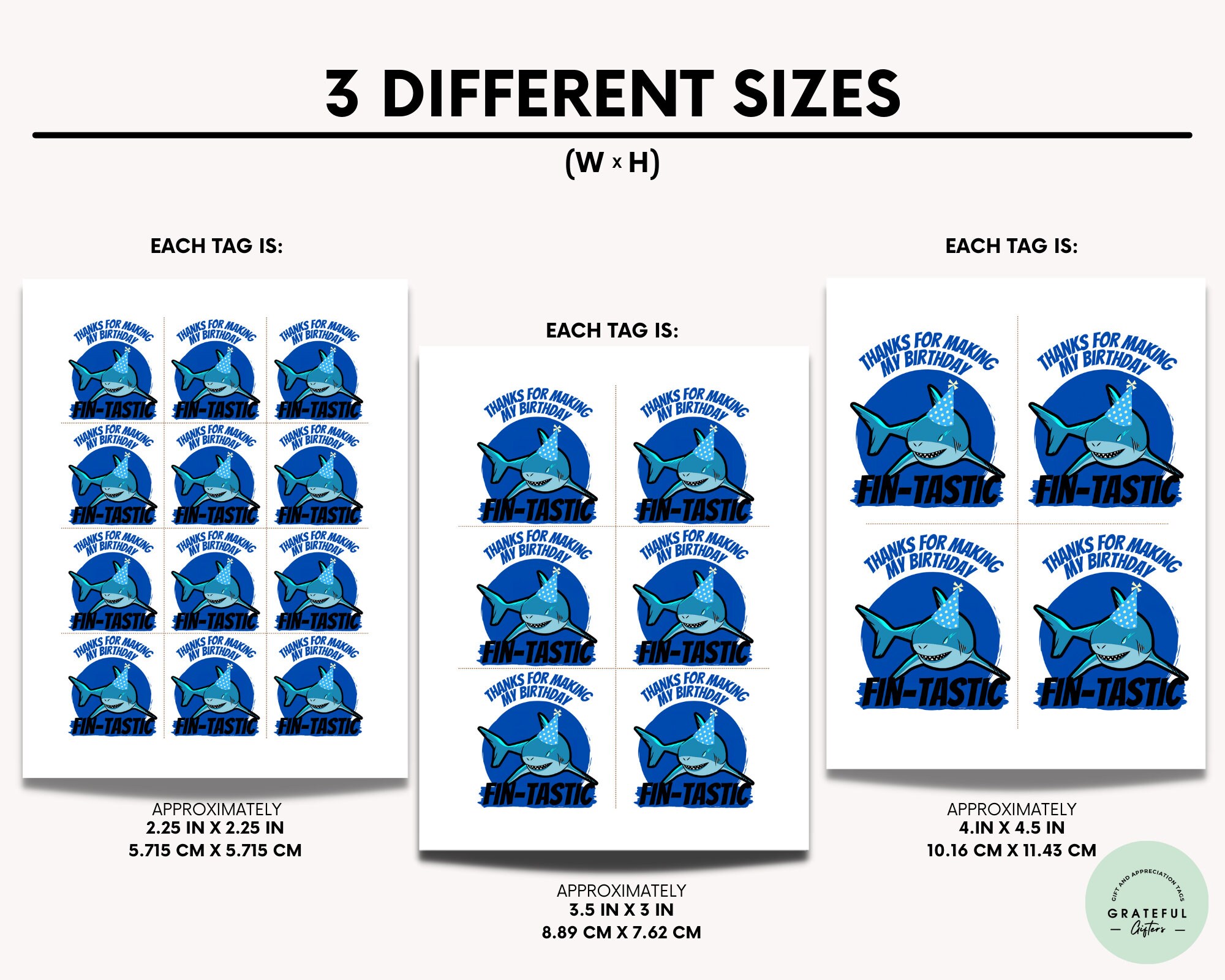 Thanks for Making My Birthday FIN-TASTIC Shark Themed Birthday Party ...