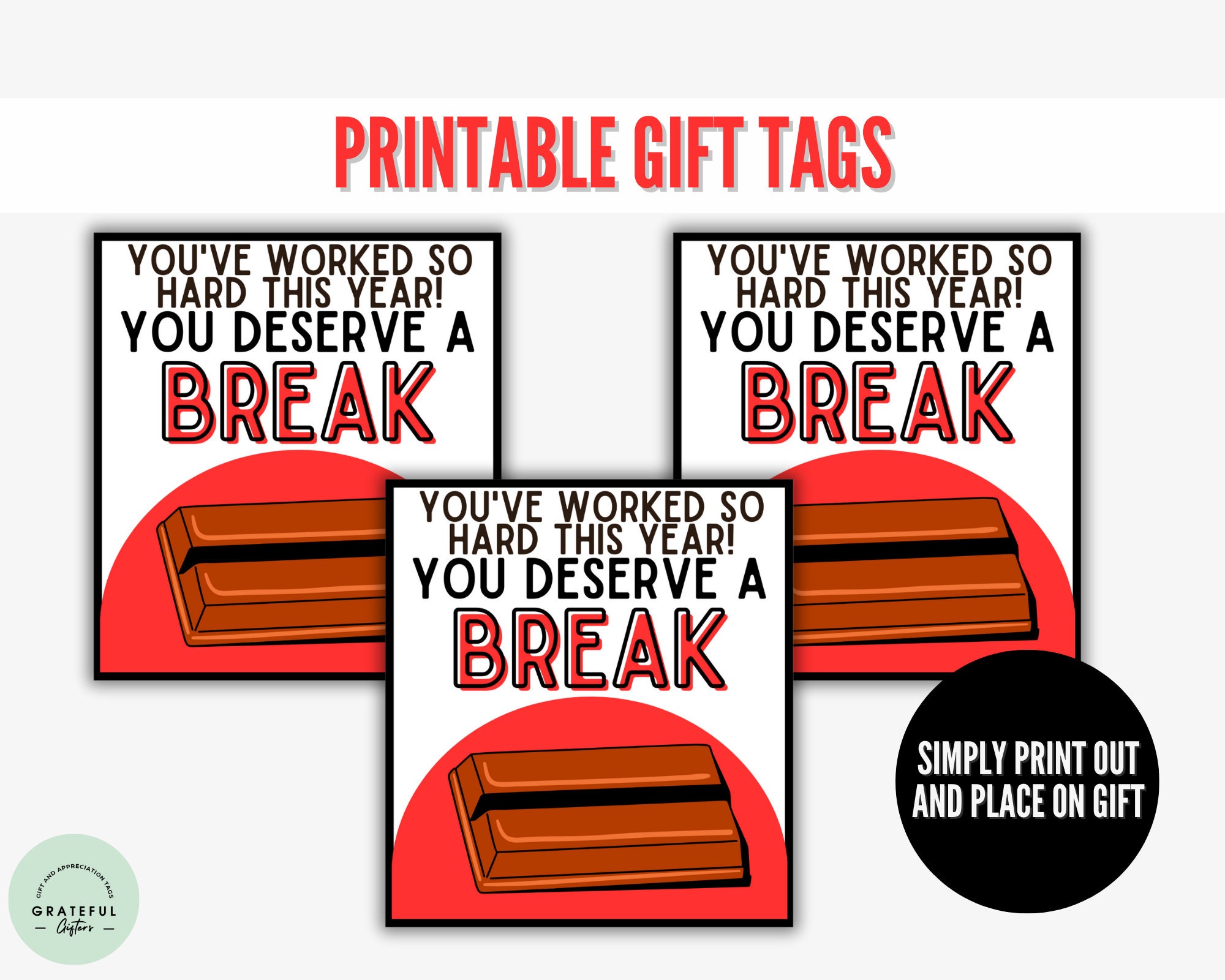 You've Worked Hard This Year You Deserve A Break Thank - Etsy