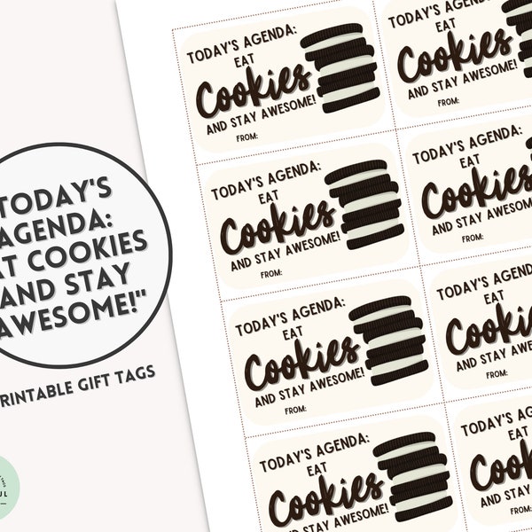 Oreo Cookie Template - Etsy
