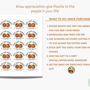 Chip Chip Hooray, You're Appreciated Every Day Gift Tags Appreciation ...