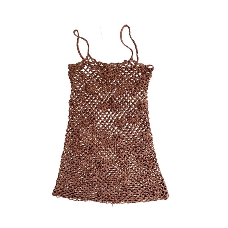 Crochet Mini Dress - Etsy