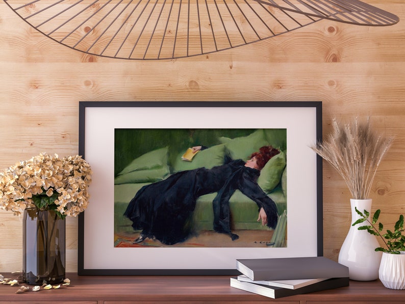 Vintage Portrait Antique Wall Art Decadent Painting Vintage - Etsy