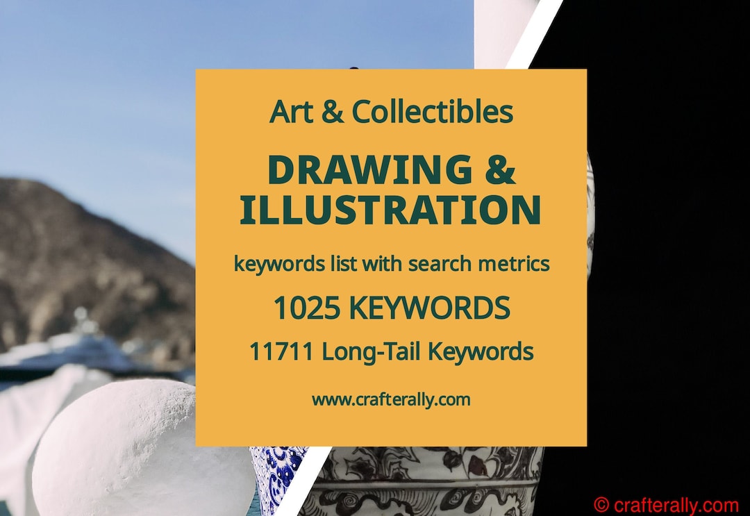 Dibujo e ilustración: 1025 palabras clave principales con métricas de ...