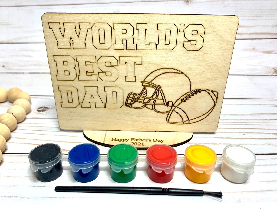 Kid's Father's Day Craft Kit I Father's Day Gift I DIY Sign I Craft Kit ...