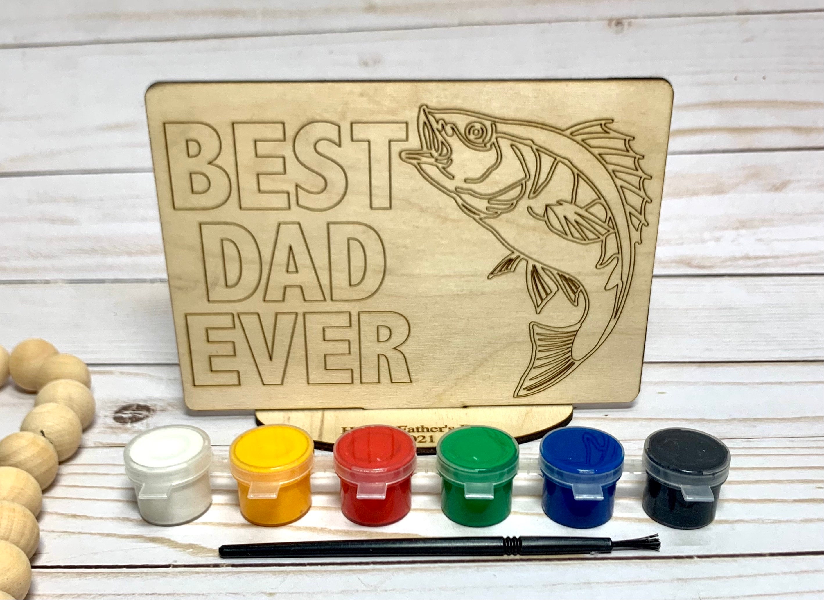Kid's Father's Day Craft Kit I Father's Day Gift I DIY Sign I Craft Kit ...