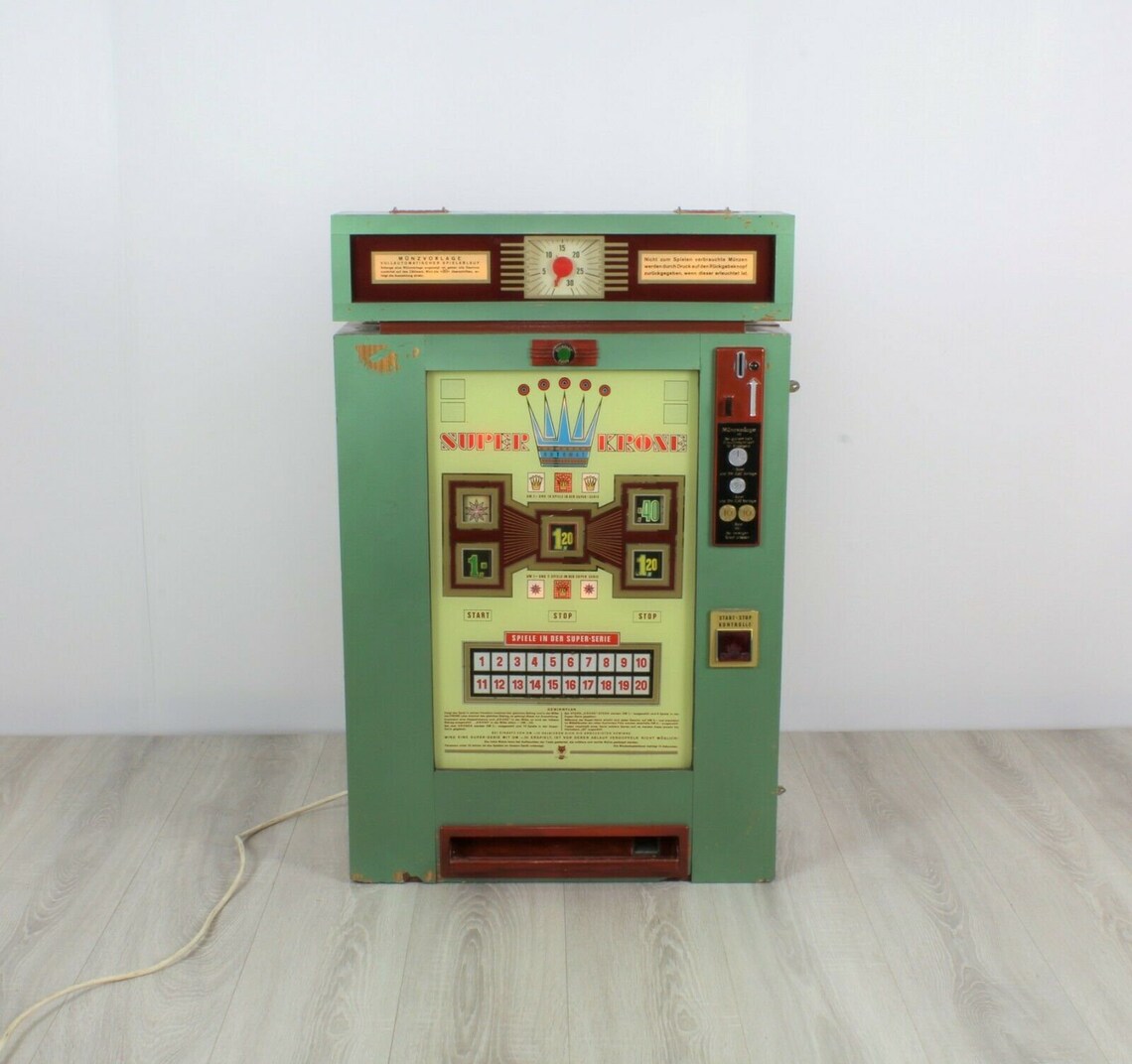 Antique SUPER KRONE Vintage Slot Machine - Etsy
