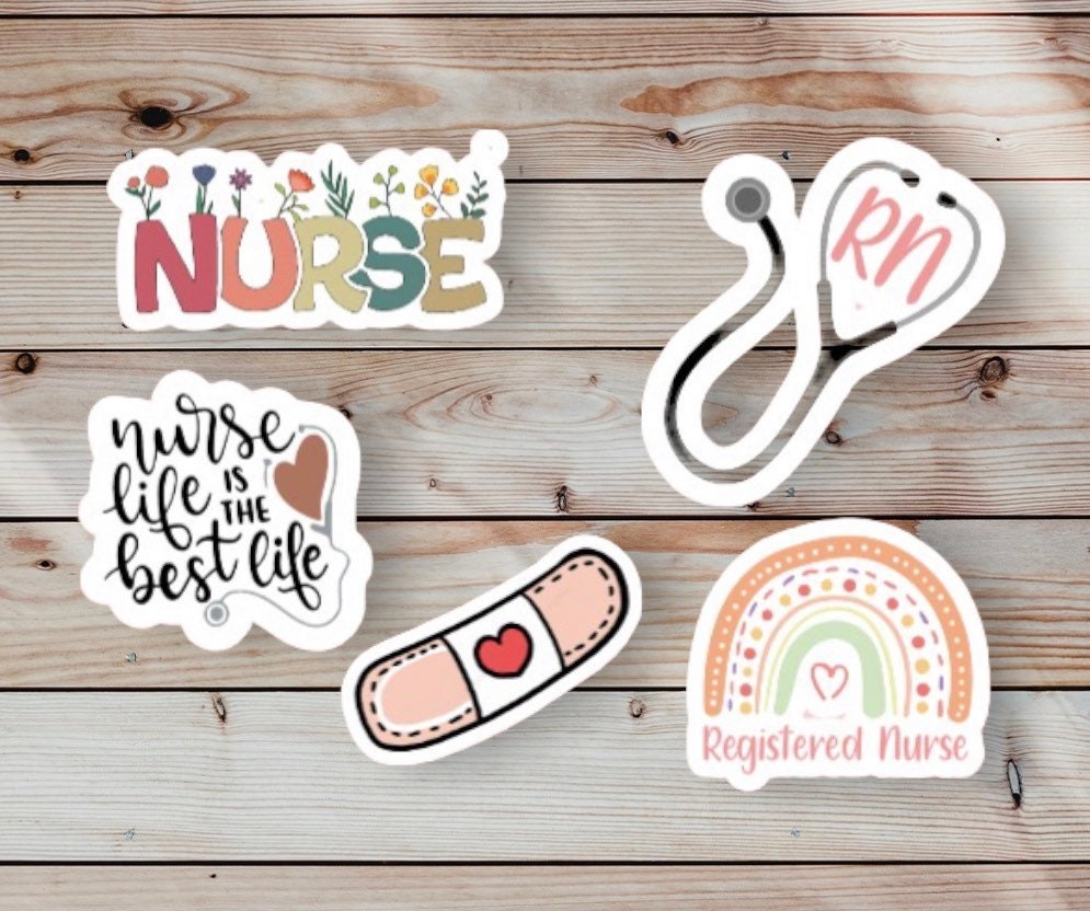 Nurse Stickers Pack - Etsy
