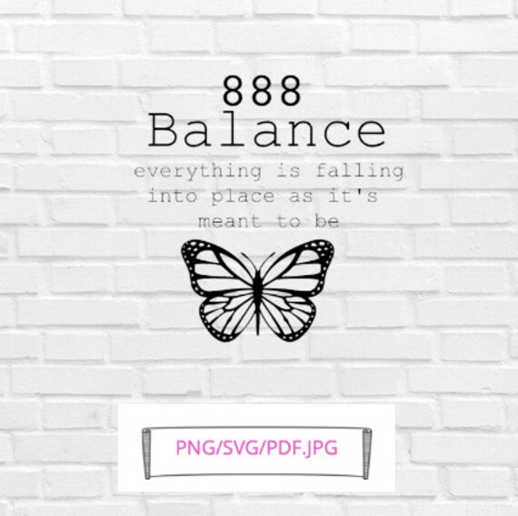 888 Angel Numbers SVG PDF JPG Lucky Number Halo 888 Angel | Etsy