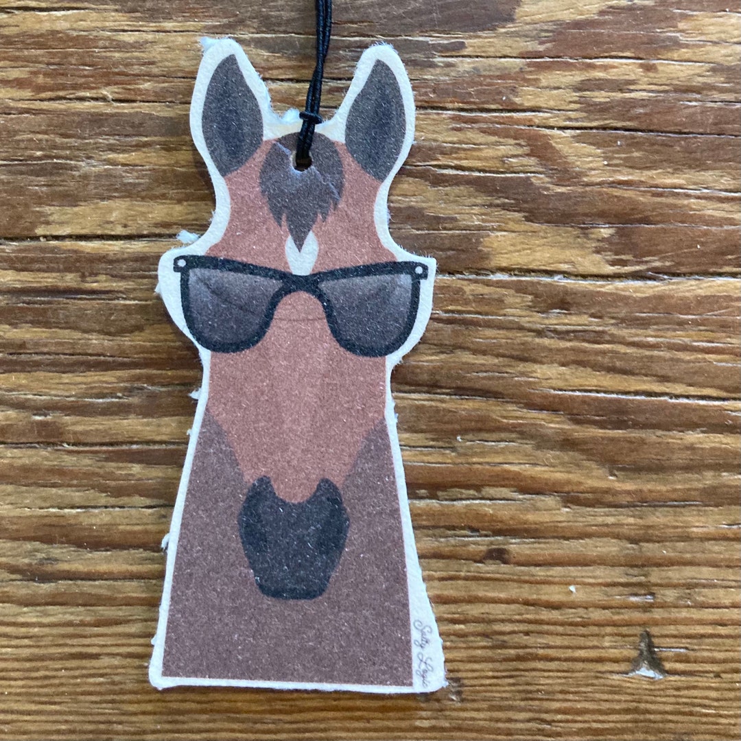 Spruce Shady - Bay Horse With Sun Glasses Freshie - Air Freshener - Etsy