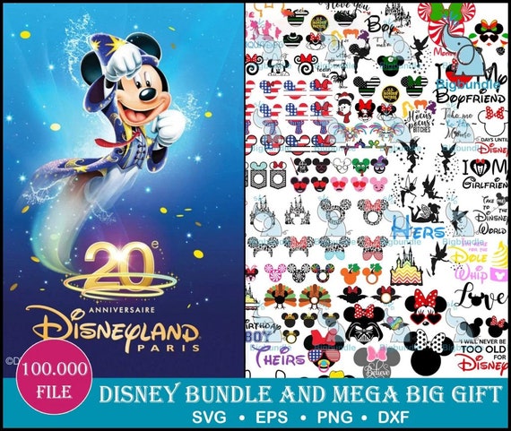 100k Mega Bundle Disney Designs Fun Disney Bundle Disney - Etsy