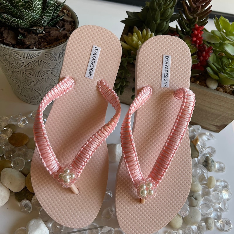 Macrame Flip Flops - Etsy