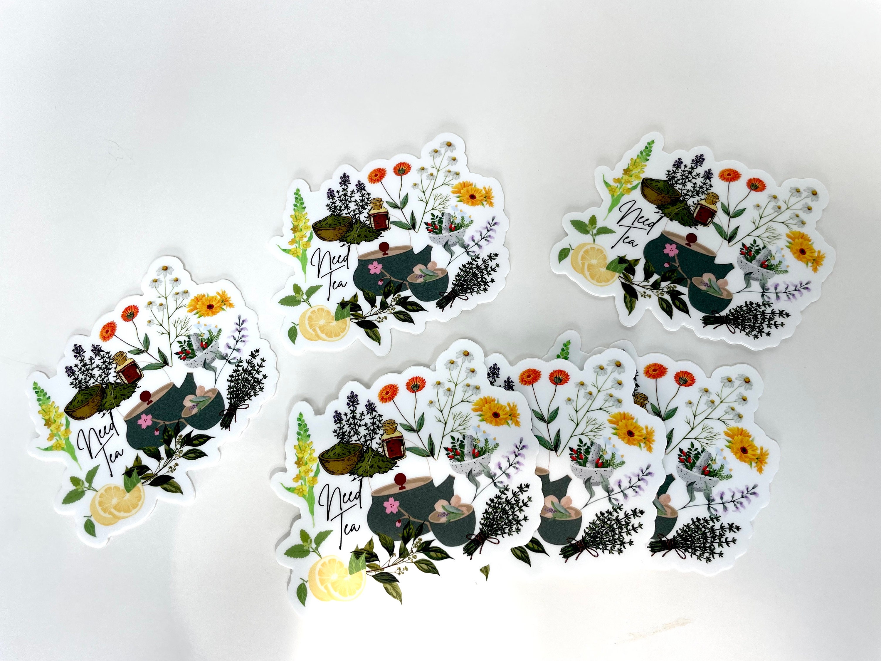 Need Tea Plant Apothecary Freeform 3x3 Herbal Horticulture Cute ...