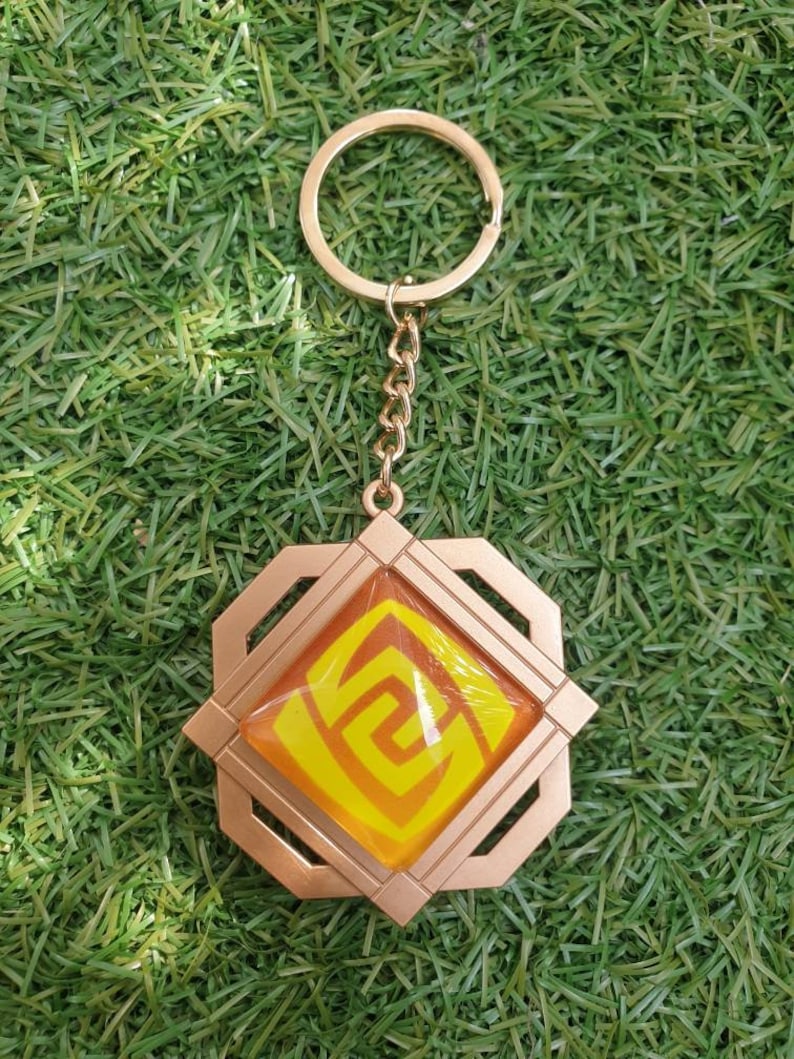 Genshin Impact Vision Keychain Monstadt Liyue Visions - Etsy