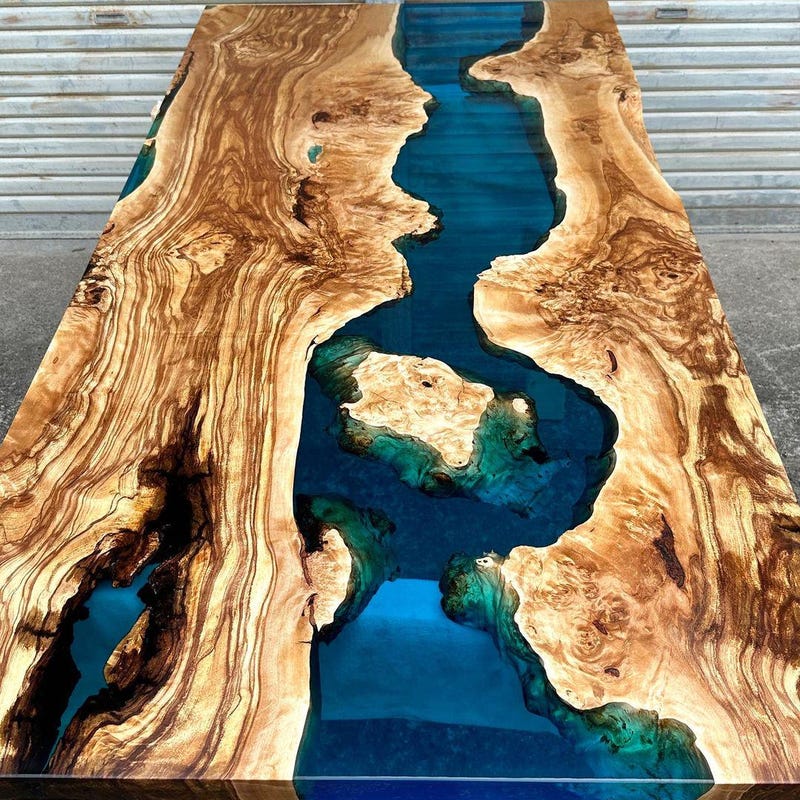 Resin River Table - Etsy