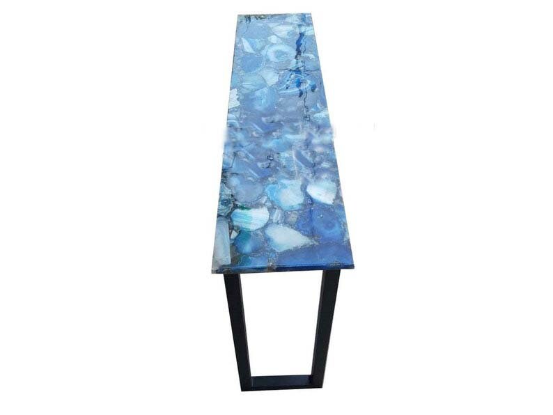 Blue Agate ,natural Handmade Console, Table , Center Sofa, Side, Table ...