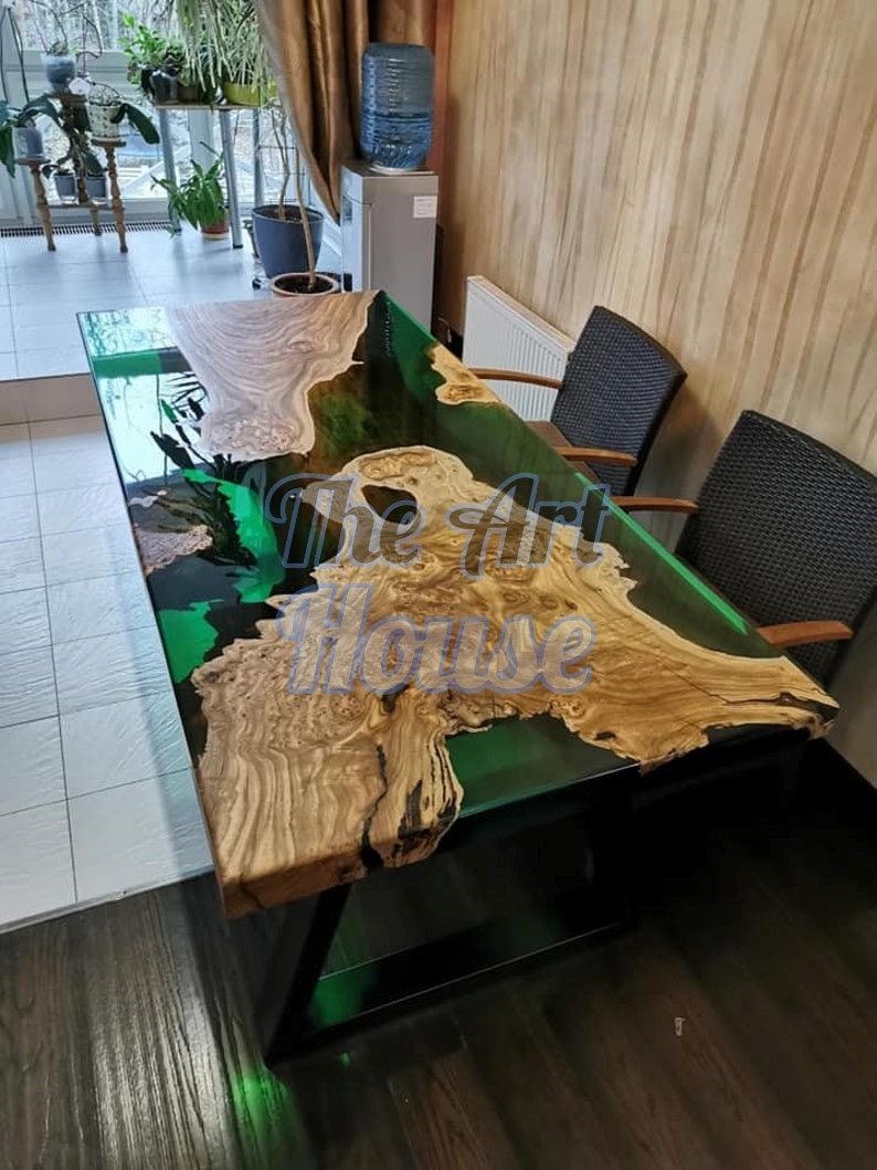 Epoxy Table, Dining, Sofa ,side , Center Table Top Live Edge Walnut ...