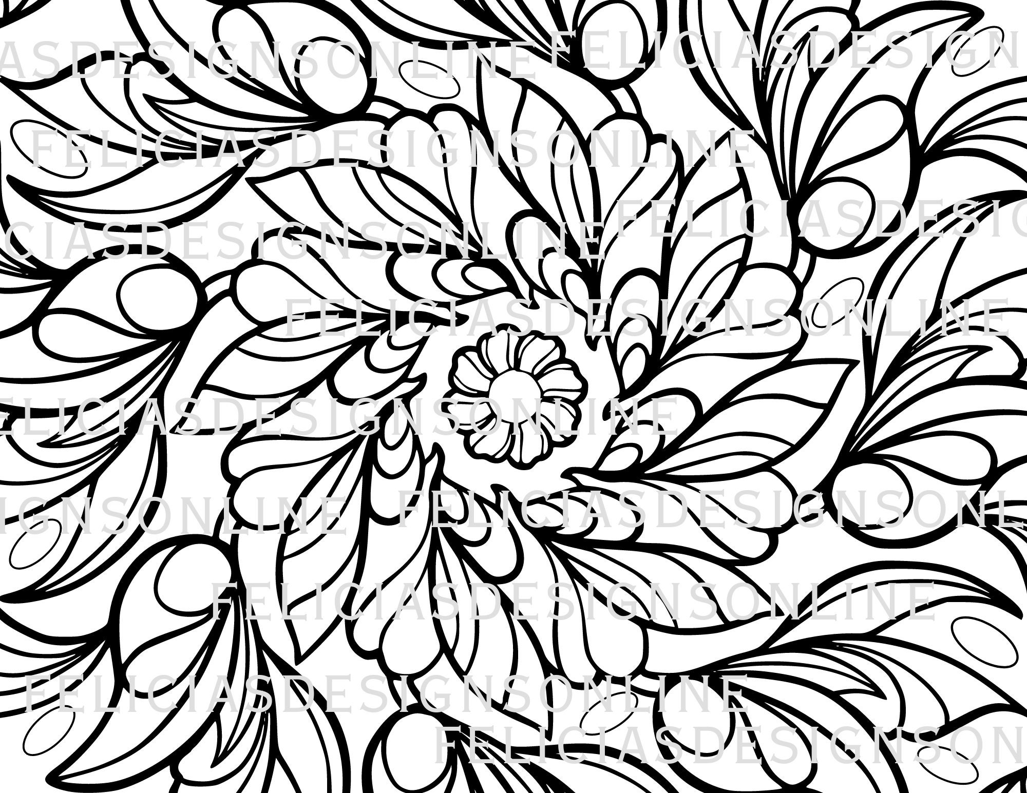 Mandala Magic Landscape Coloring Pages - Etsy
