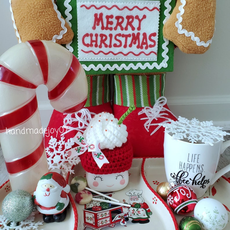 Fa La La Latte Marshmallow Mug Hat / Christmas / Coffee Decor - Etsy