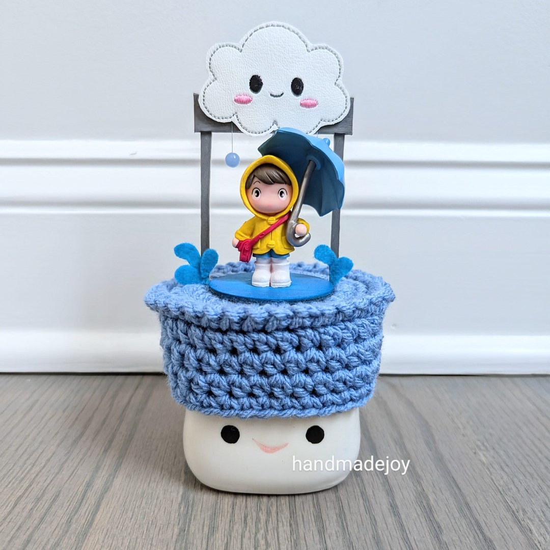 Rainy Day Marshmallow Mug Hat, Marshmallow Mug Topper, Rain Decor ...