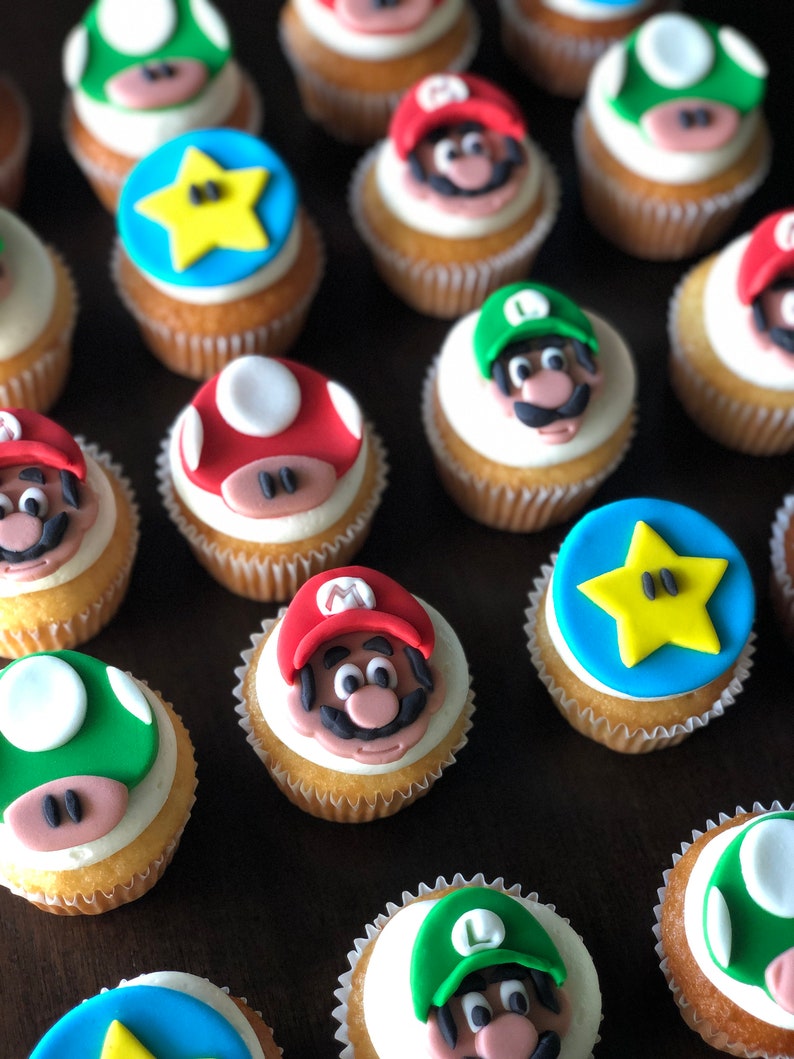 Fondant Cupcake Toppers - Etsy