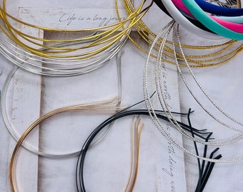 Double Headband / Tiara Band Base for Wedding Millinery & - Etsy