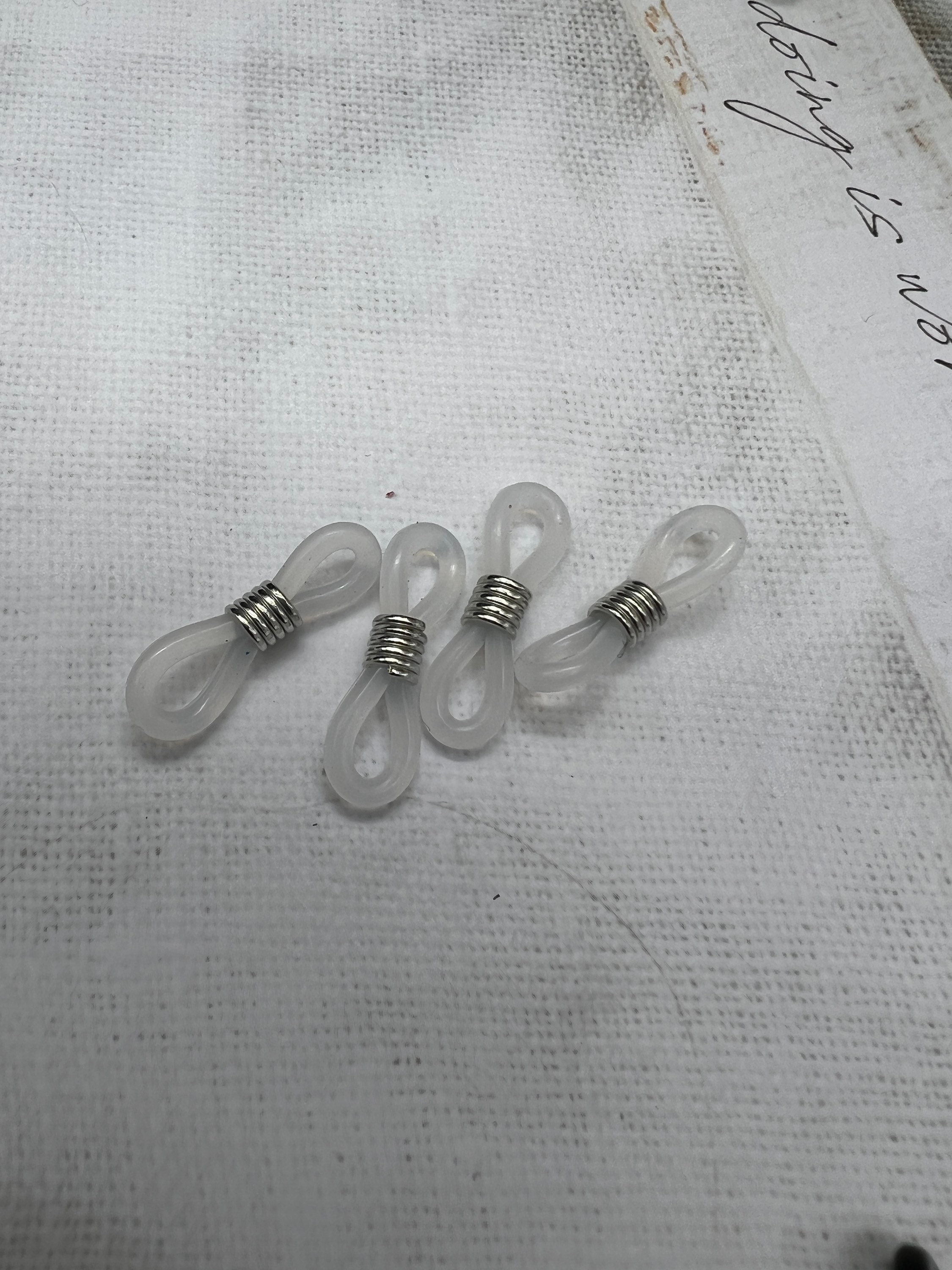 Eyeglasses Chain Rubber Connectors: Multicolour 50pcs Pack or 1 Pair - Etsy